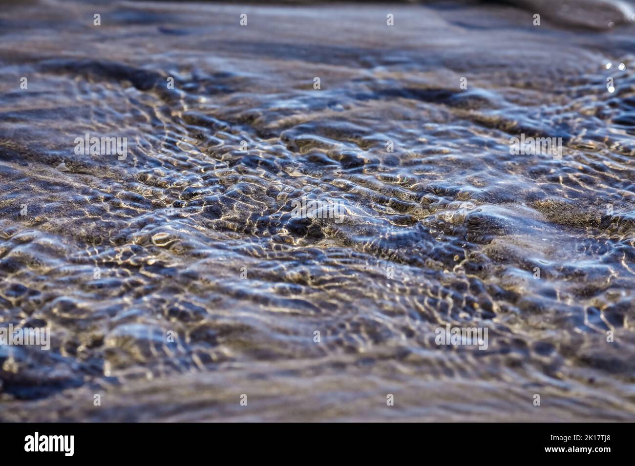 Beautiful pure clean ocean water ripples surface seamless abstract ...