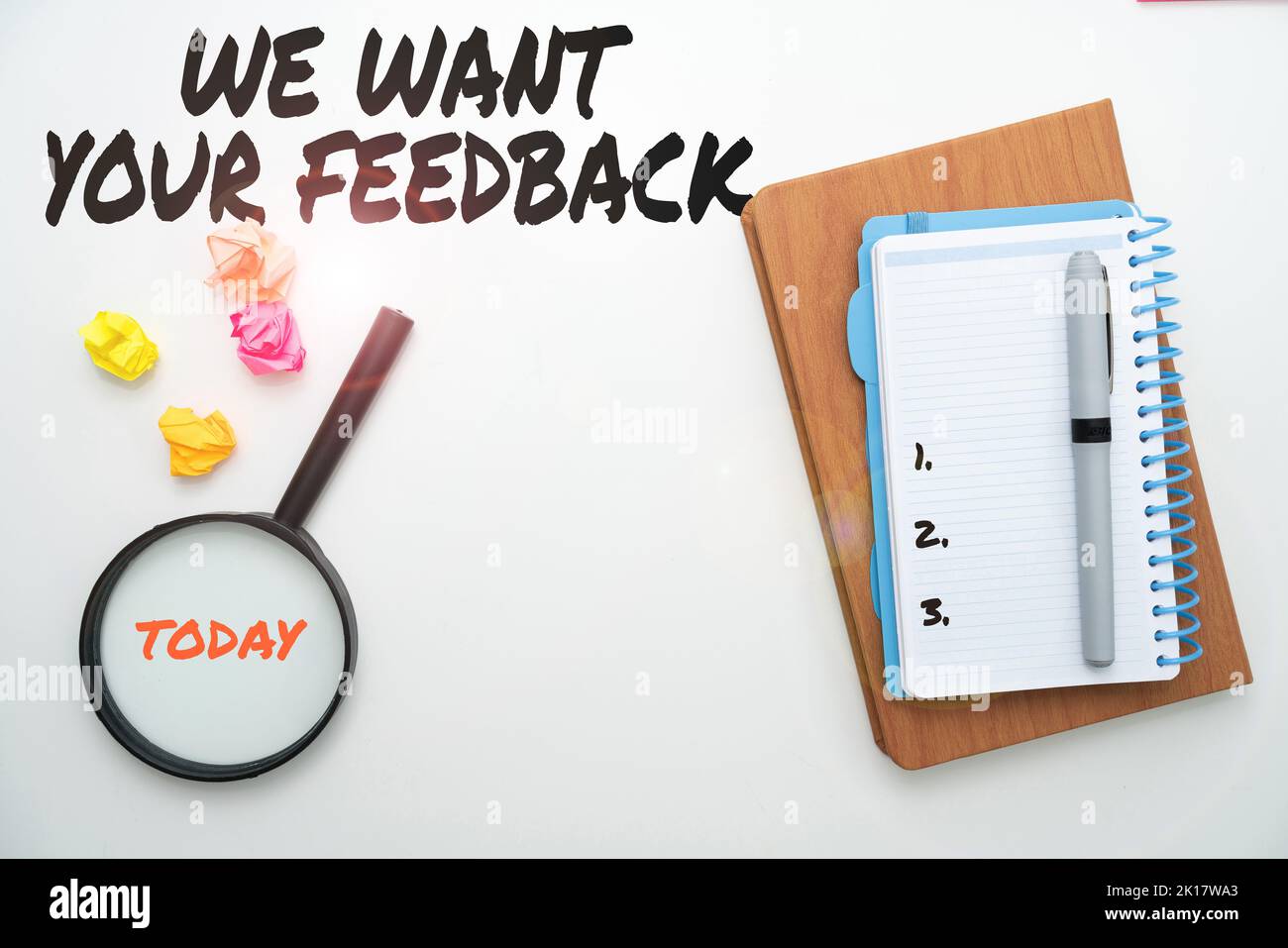 Conceptual caption We Want Your Feedback. Business approach to Improve ...