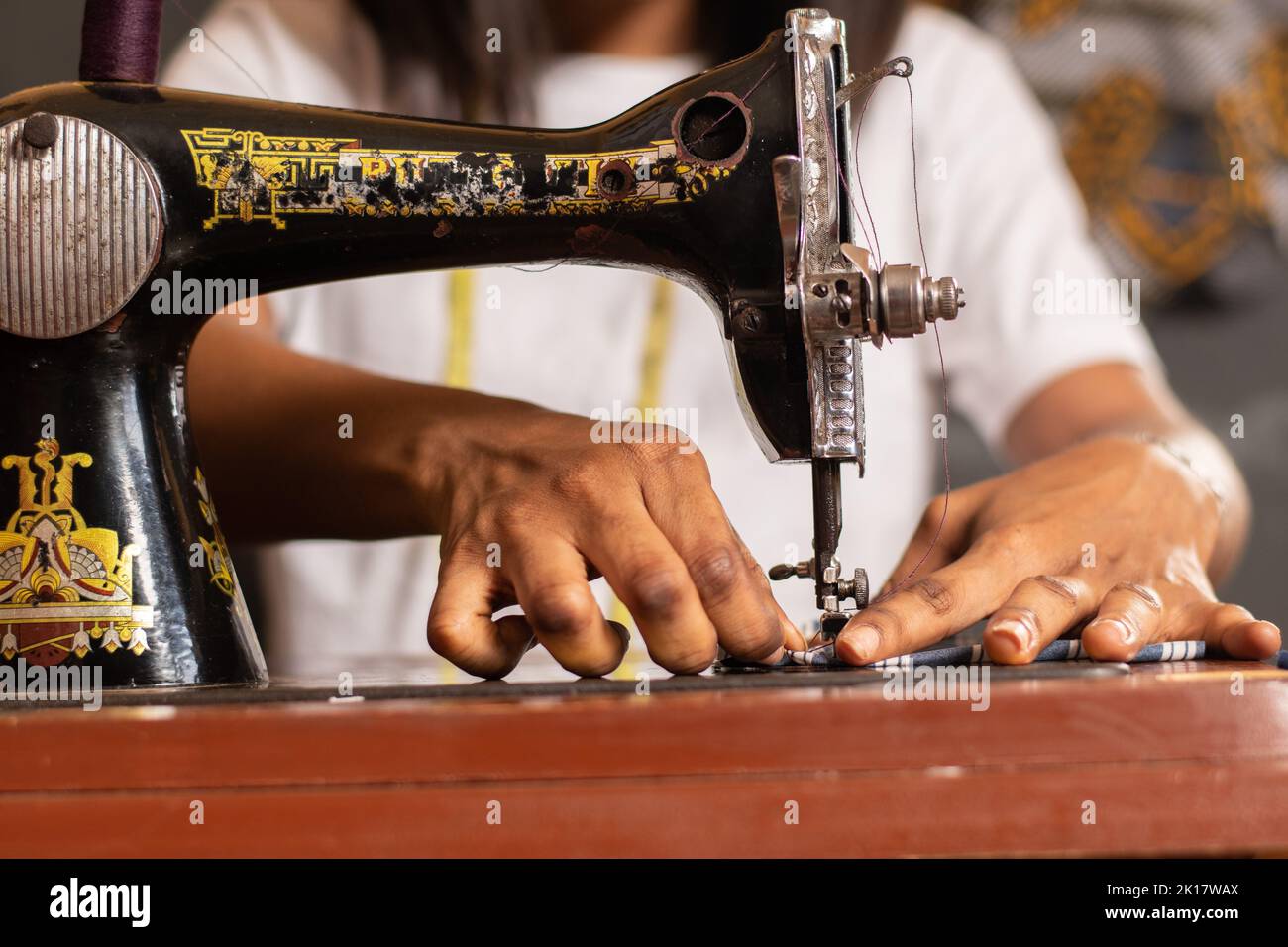 African tailoring shop hi-res stock photography and images - Alamy