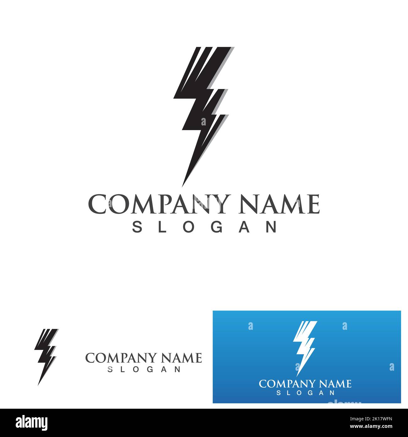 Thunderbolt logo and symbol vector Stock Vector Image & Art - Alamy