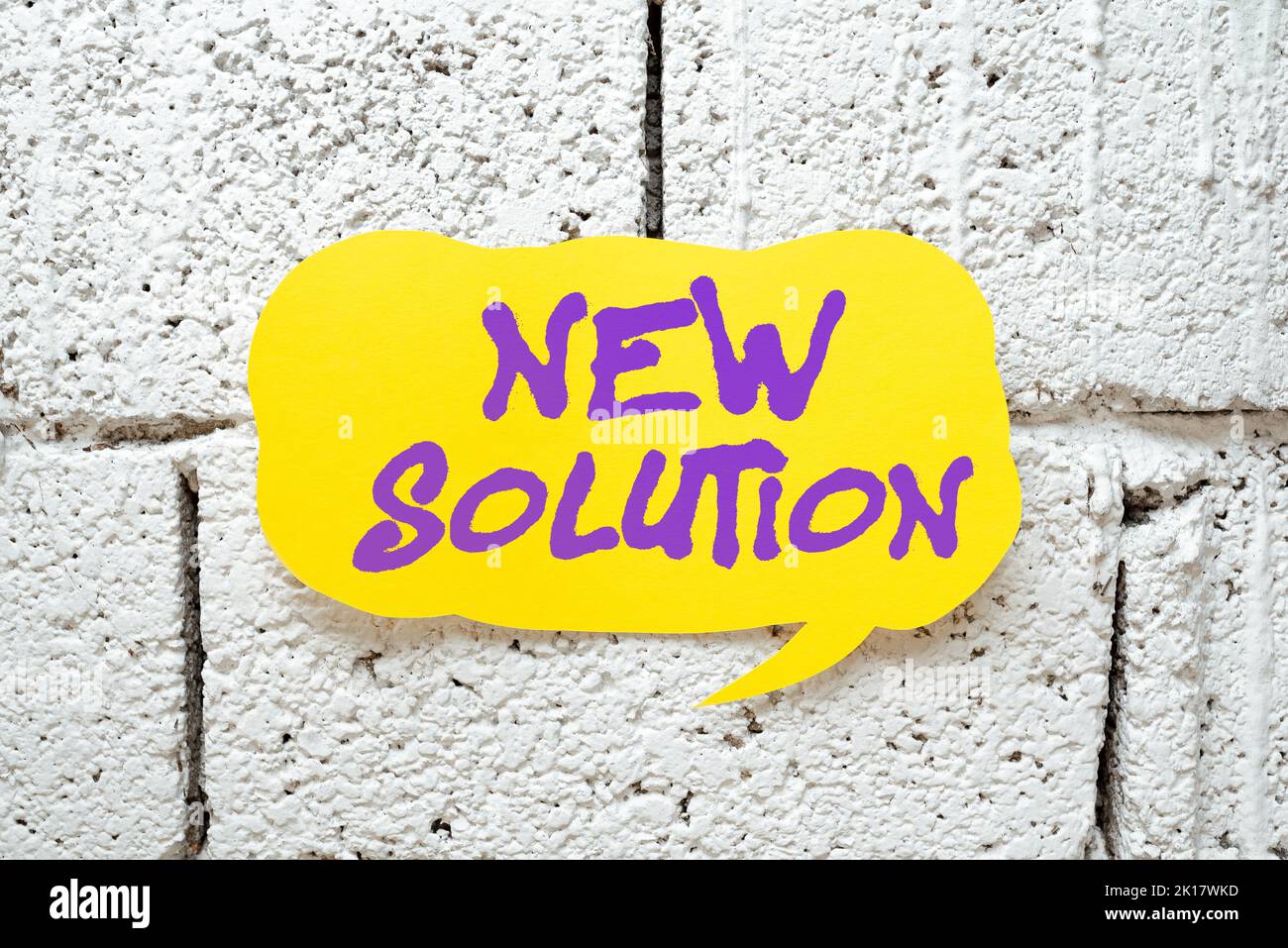 Conceptual display New Solution. Business overview Modern Innovation ...