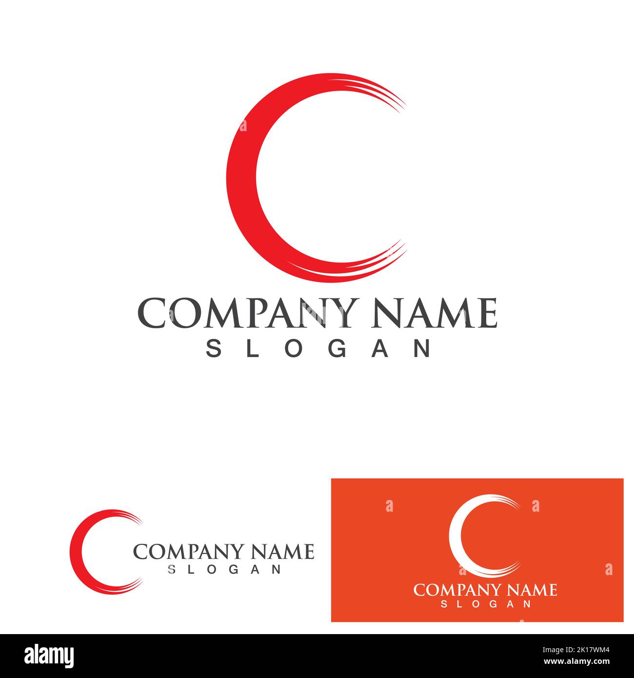 C Circle ring logo Template vector icon design Stock Vector Image & Art ...