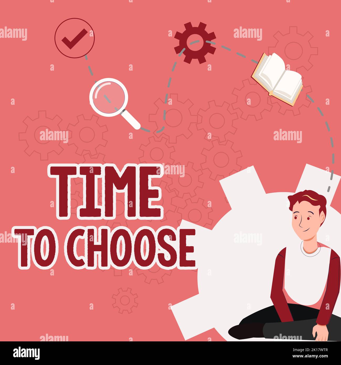 Handwriting text Time To ChooseJudging the merits of multiple options ...