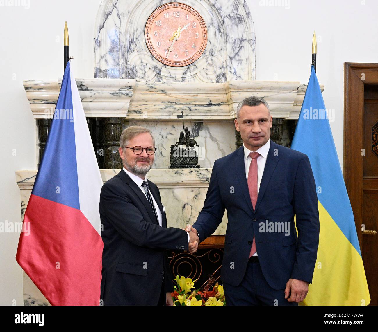 Prague, Czech Republic. 16th Sep, 2022. Czech Prime Minister Petr Fiala ...
