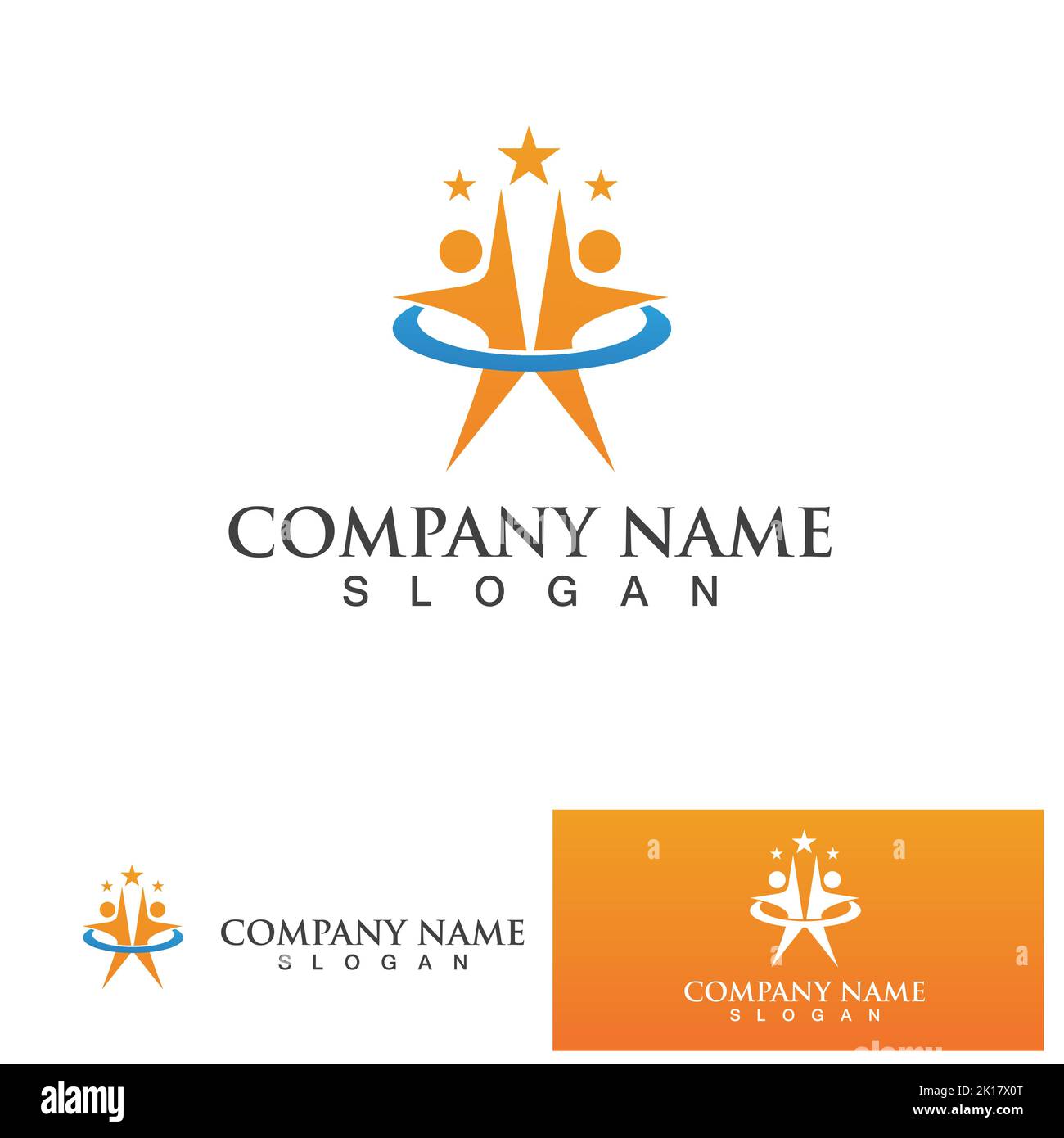 Star people logo design. Star community vector logo. star community ...
