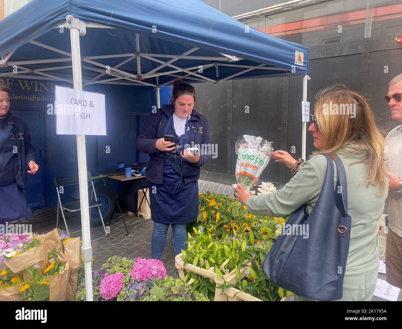 Darling Buds of Windsor florist Natalie Prince, 35, near Windsor Castle ...