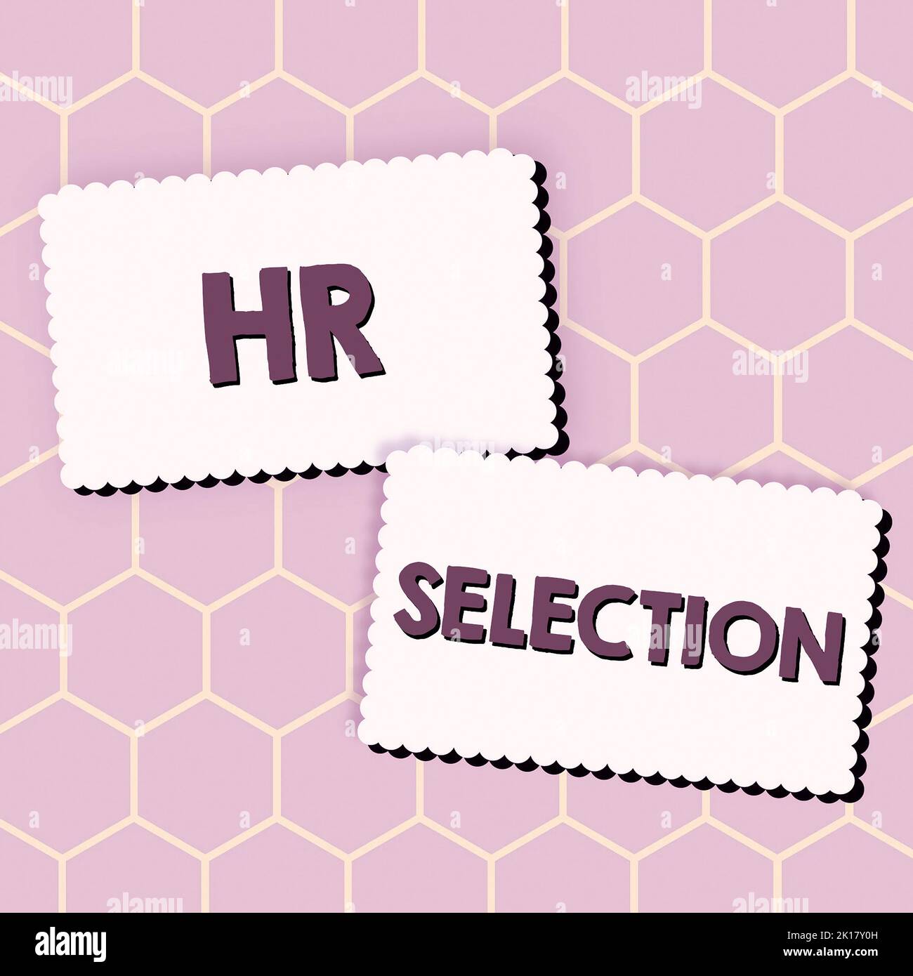 Writing Displaying Text Hr Selection Business Approach Process And Approached By Human