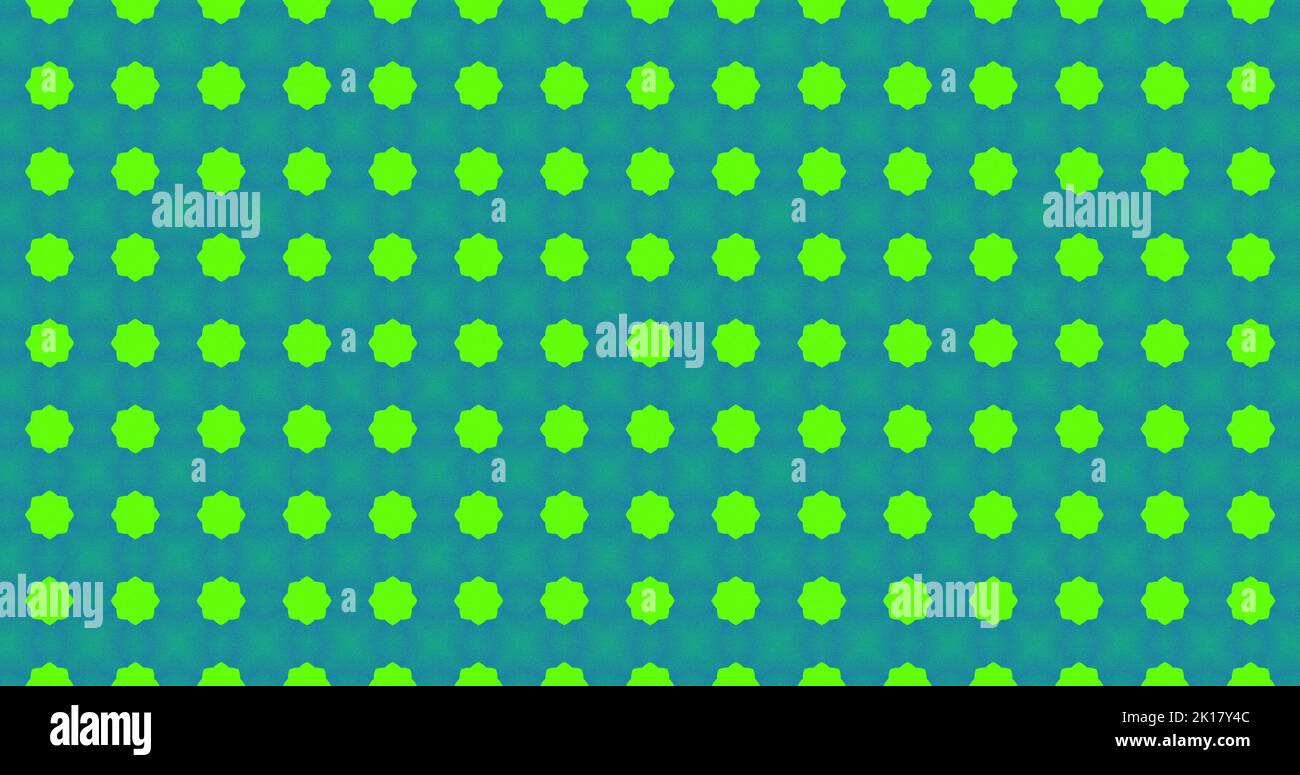 Image of rows of glowing multiple multi coloured abstract shapes moving ...