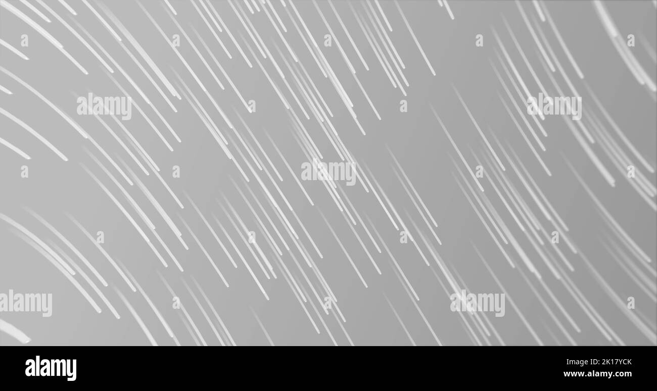 Image of multiple white glowing light trails moving in hypnotic motion ...