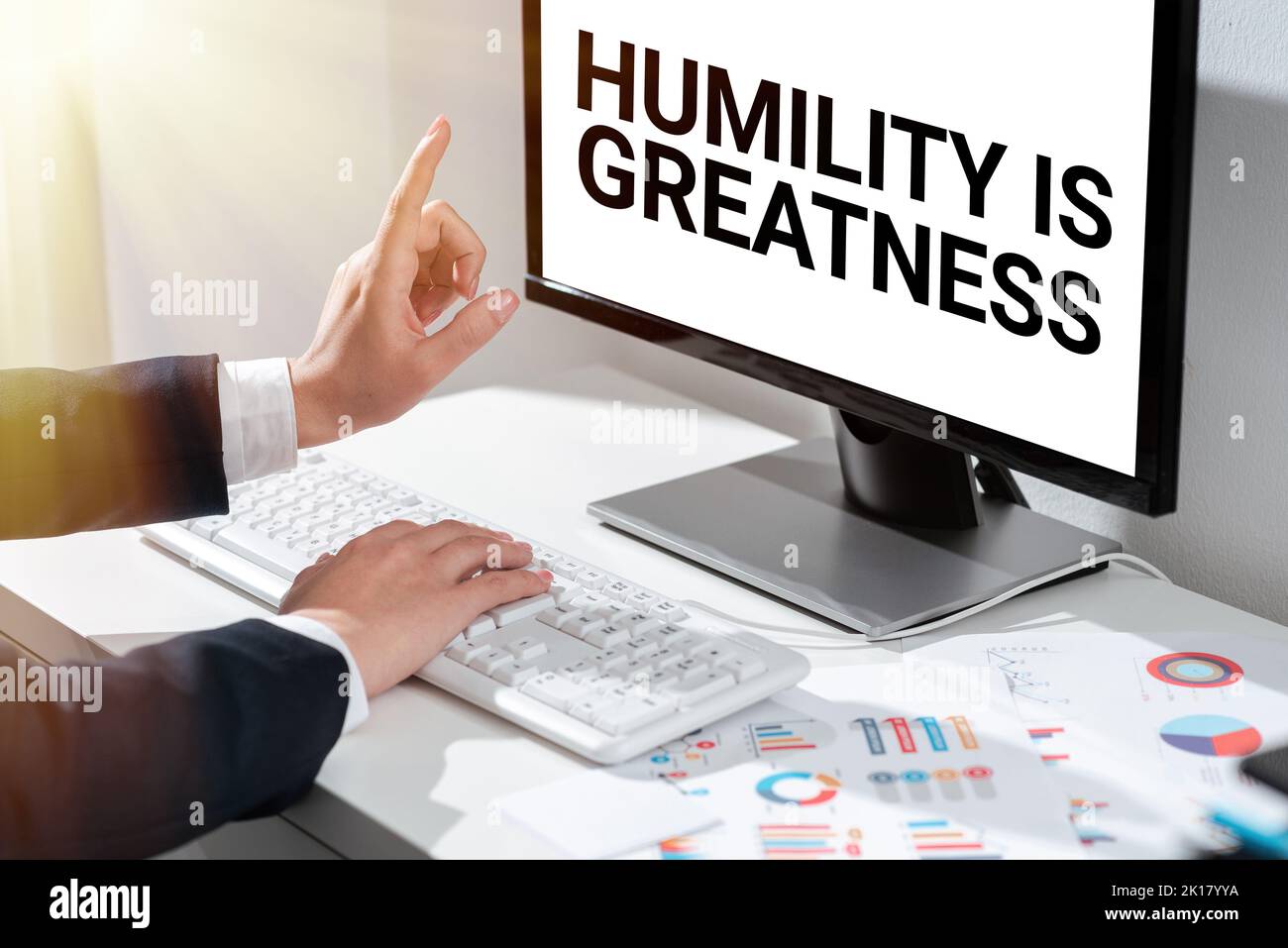 Inspiration showing sign Humility Is Greatness. Conceptual photo being ...