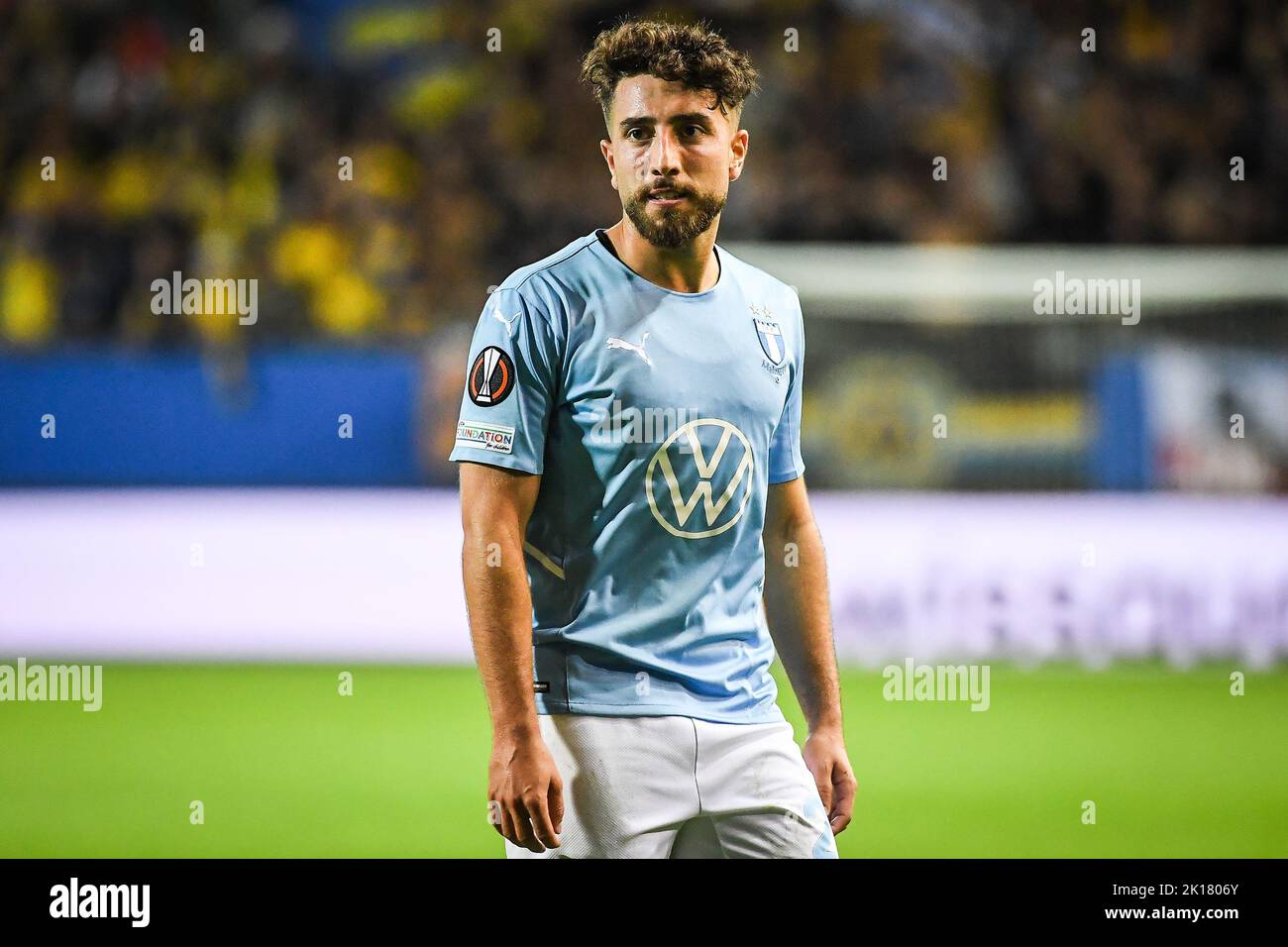 Louvain, Belgium. 15th Sep, 2022. Moustafa ZEIDAN of Malmo during the ...