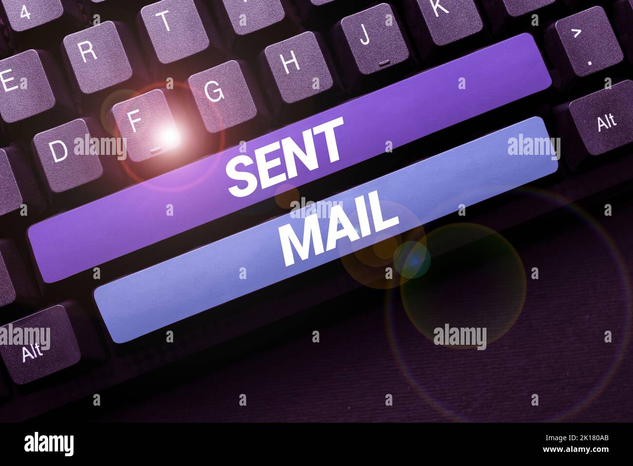 Hand writing sign Sent Mail. Internet Concept Event where a letter to ...