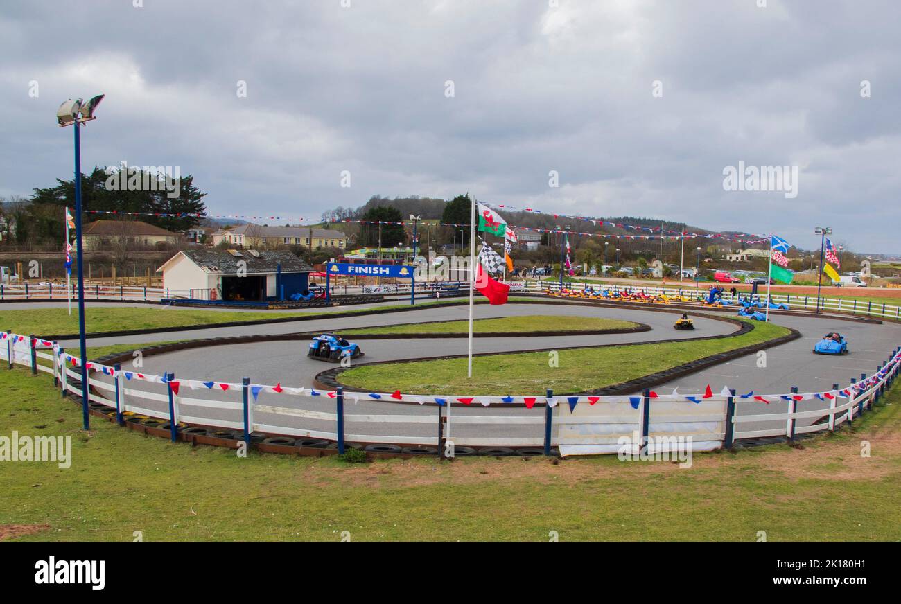 Go kart track hi-res stock photography and images - Alamy