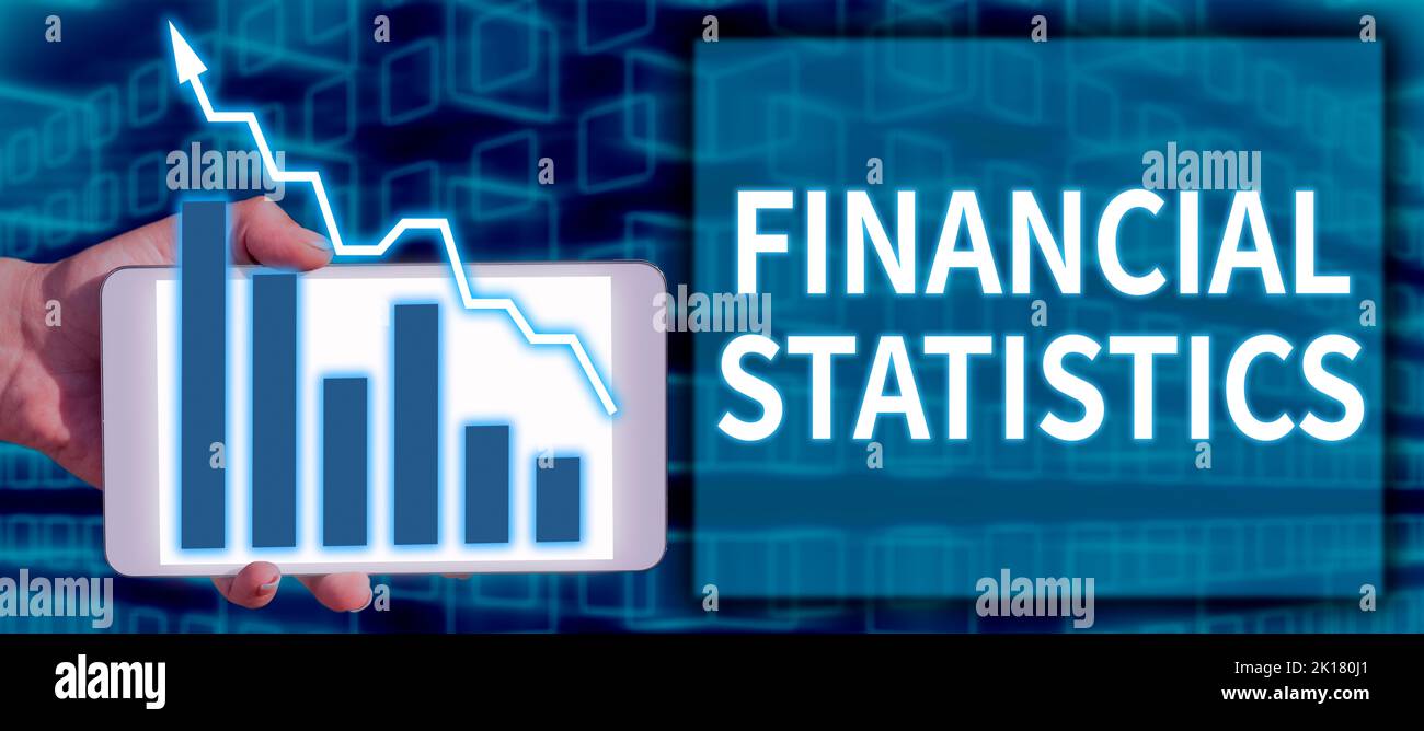 Inspiration showing sign Financial Statistics. Business showcase ...