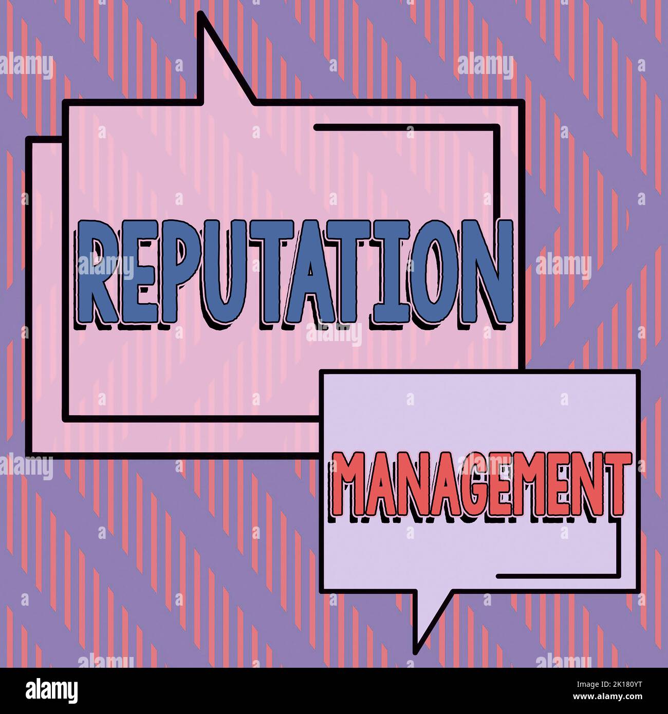 Hand writing sign Reputation Management. Internet Concept Influence and ...