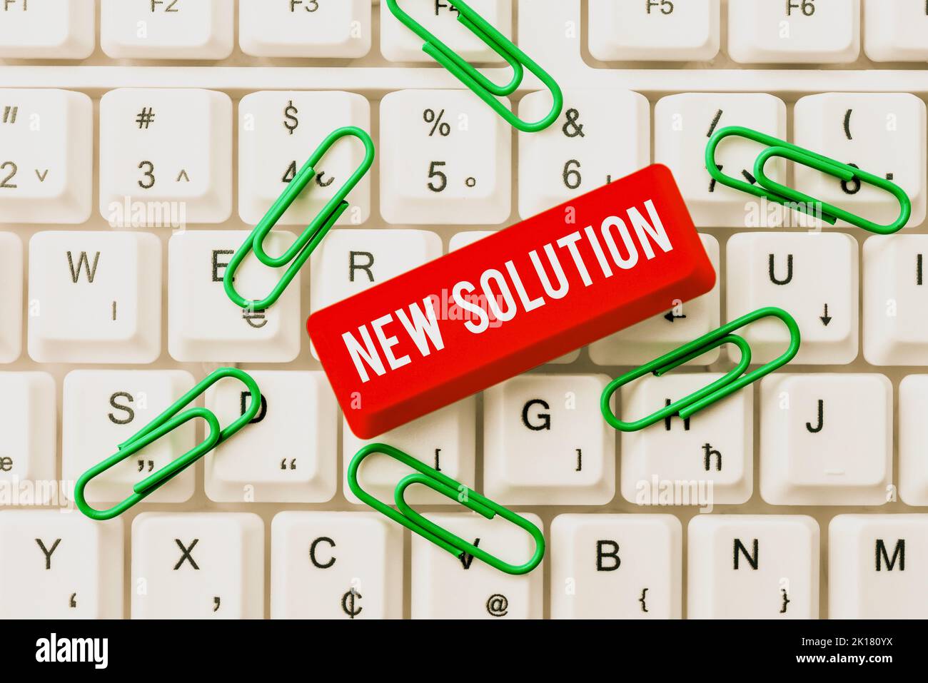 Inspiration showing sign New Solution. Concept meaning Modern ...