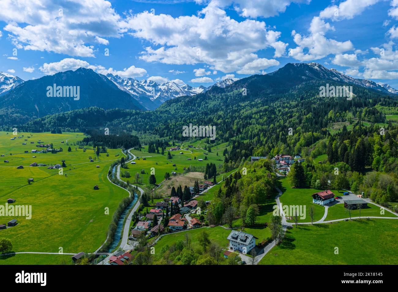 Aerial oberstdorf hi-res stock photography and images - Alamy