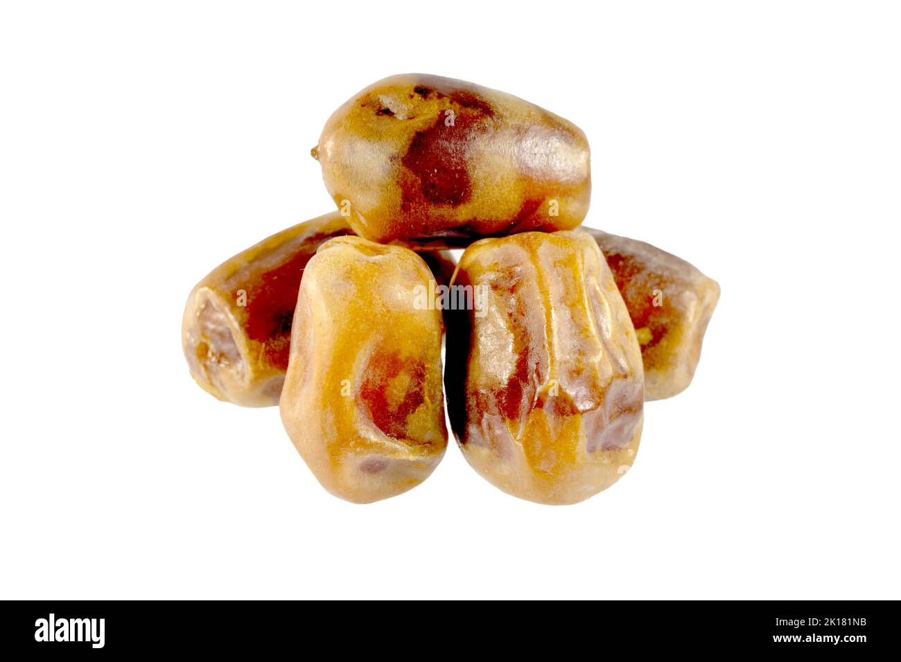 Group of dry dates snack fruit isolated on white background Stock Photo ...