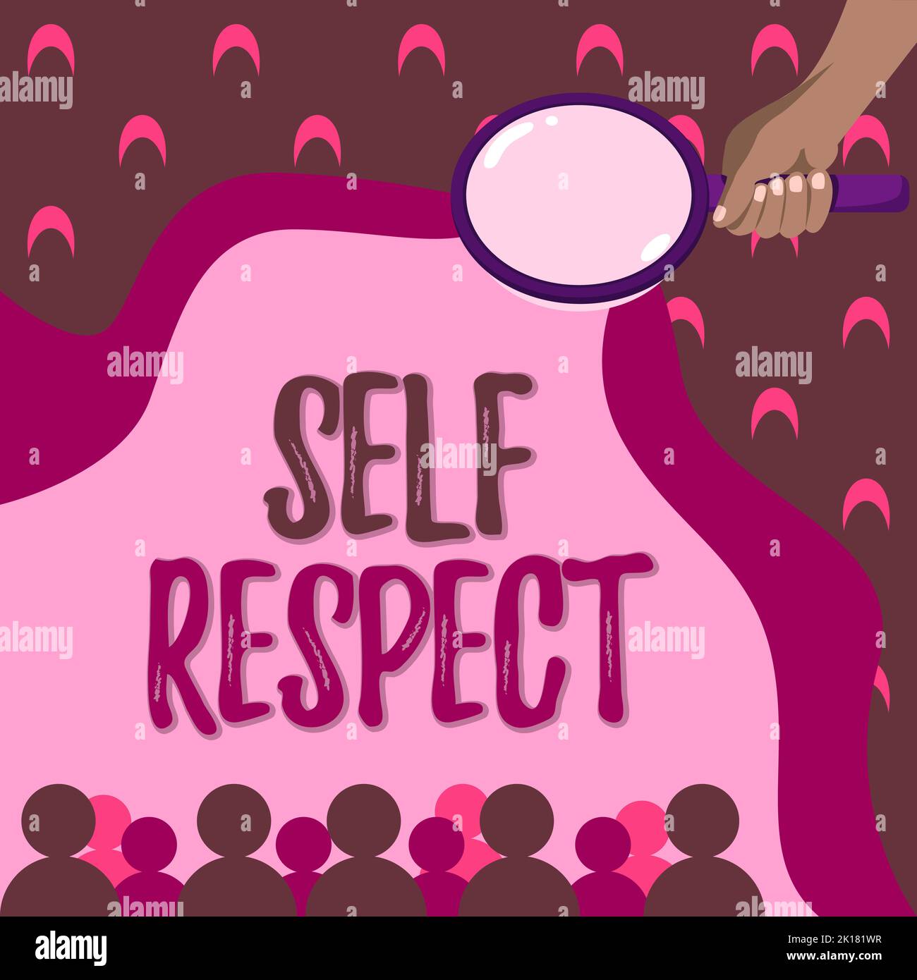 Text sign showing Self Respect. Business concept Pride and confidence ...