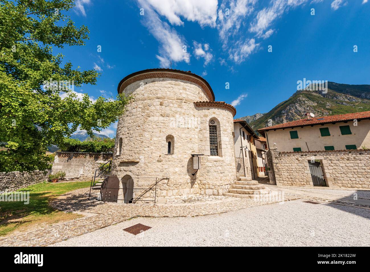 Venzone, Baptistery or Chapel of San Michele, with the crypt of the ...