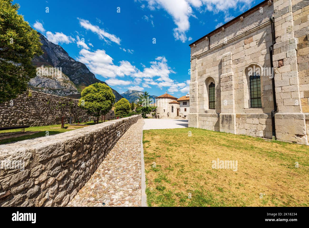 Venzone, Baptistery or Chapel of San Michele, with the crypt of the ...