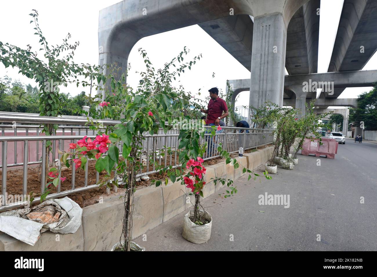 Dhaka, Bangladesh - September 16, 2022: The work of Bangladesh's first ...