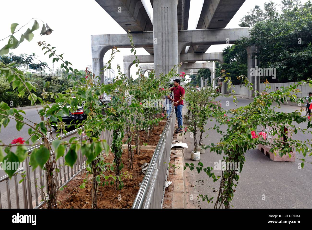 Dhaka, Bangladesh - September 16, 2022: The work of Bangladesh's first ...