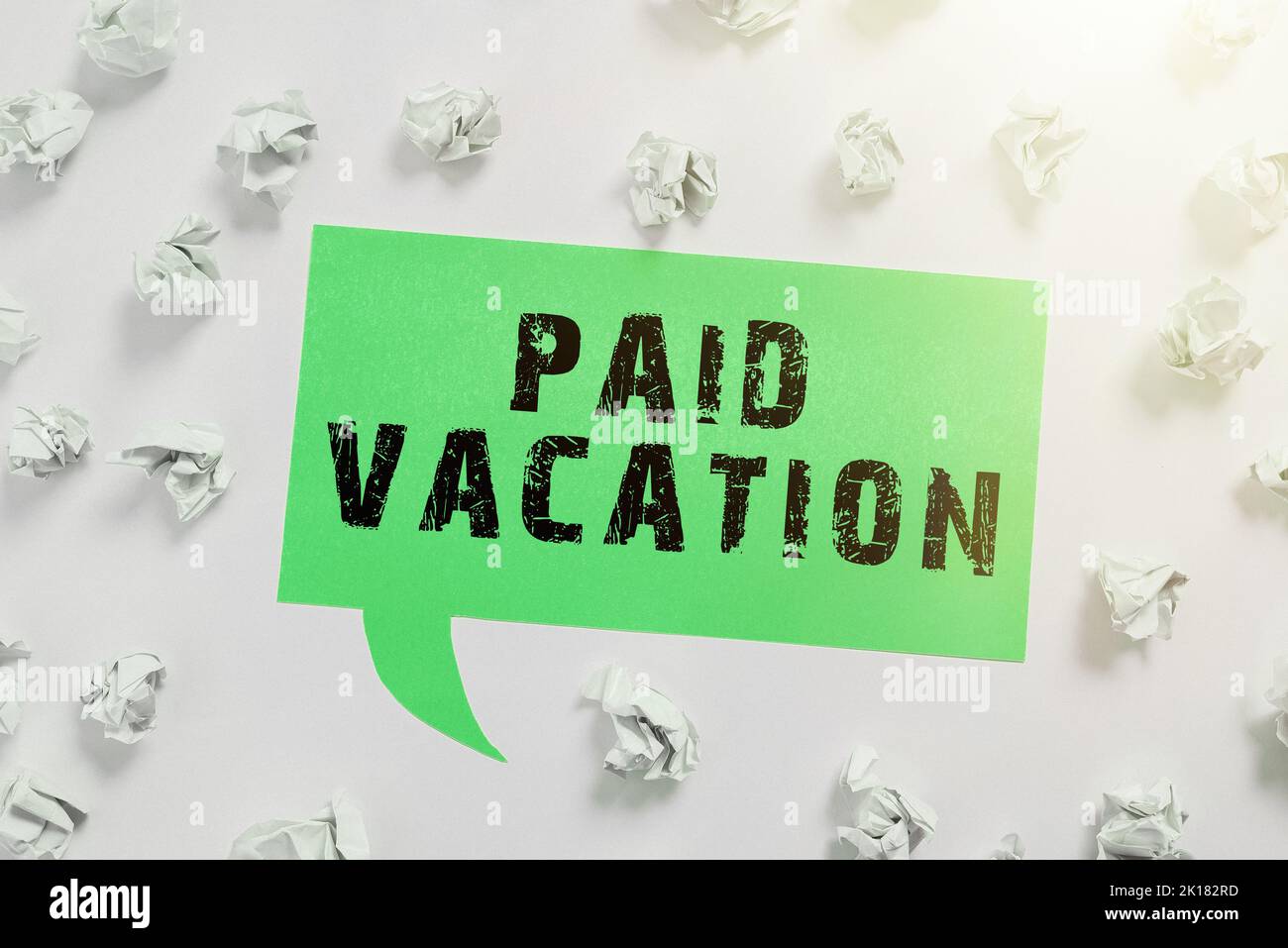 Hand writing sign Paid Vacation. Business idea Stical Weekend Off ...