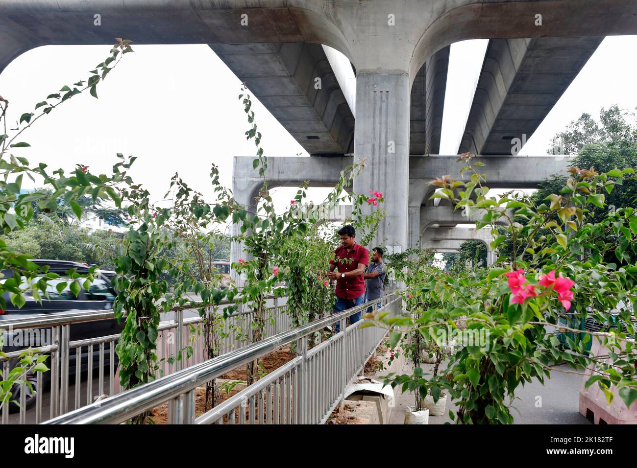 Dhaka, Bangladesh - September 16, 2022: The work of Bangladesh's first ...