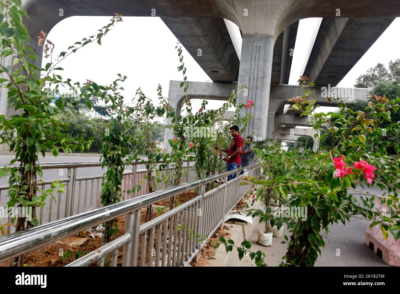 Dhaka, Bangladesh - September 16, 2022: The work of Bangladesh's first ...