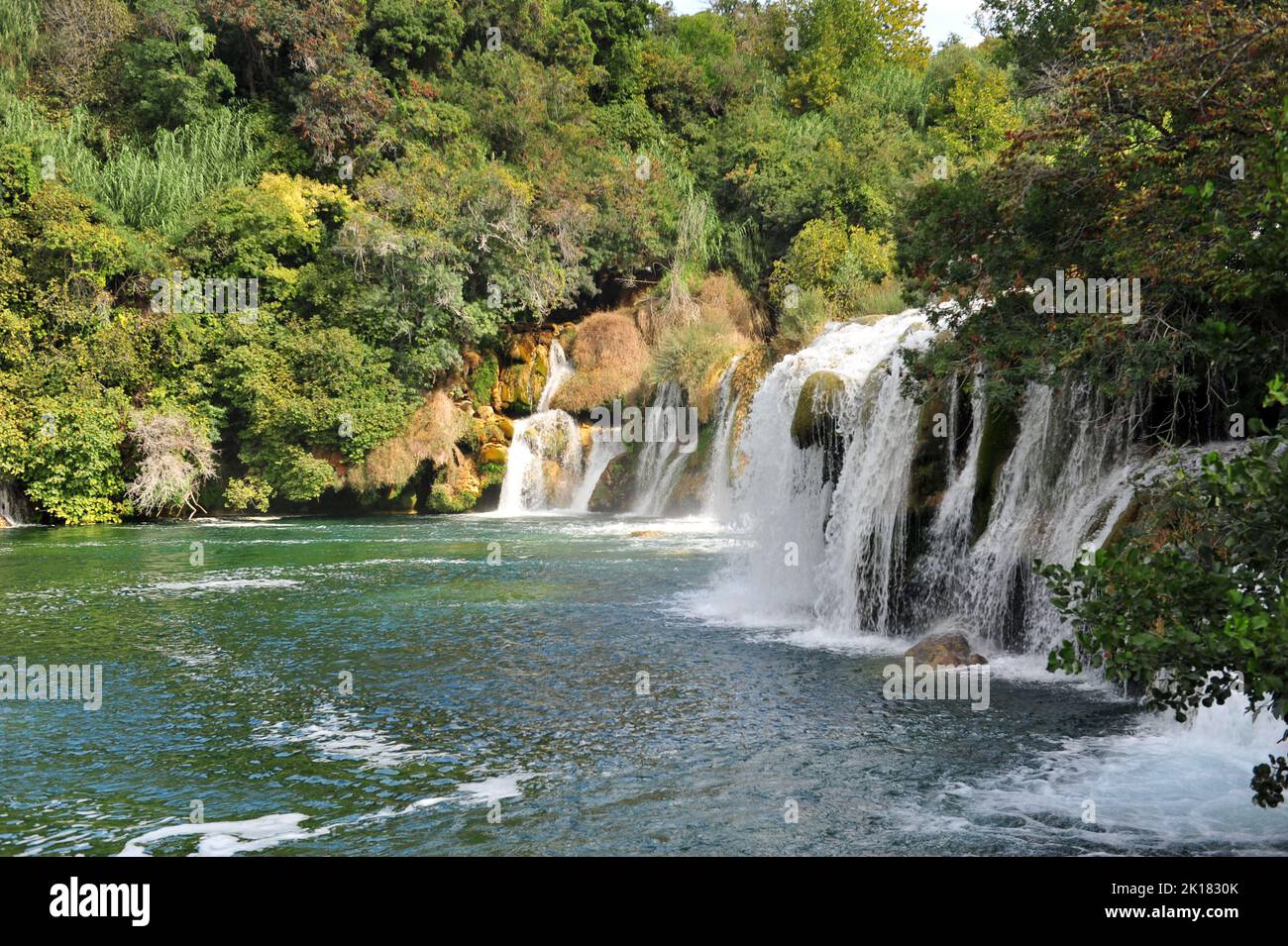 Skradinski Buk waterfalls in Krka National Park in Croatia Stock Photo - Alamy