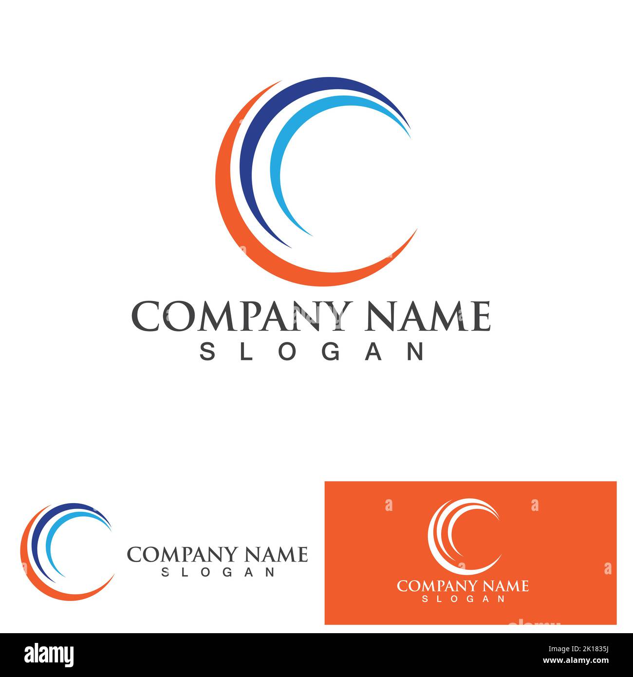 C Circle ring logo Template vector icon design Stock Vector Image & Art ...