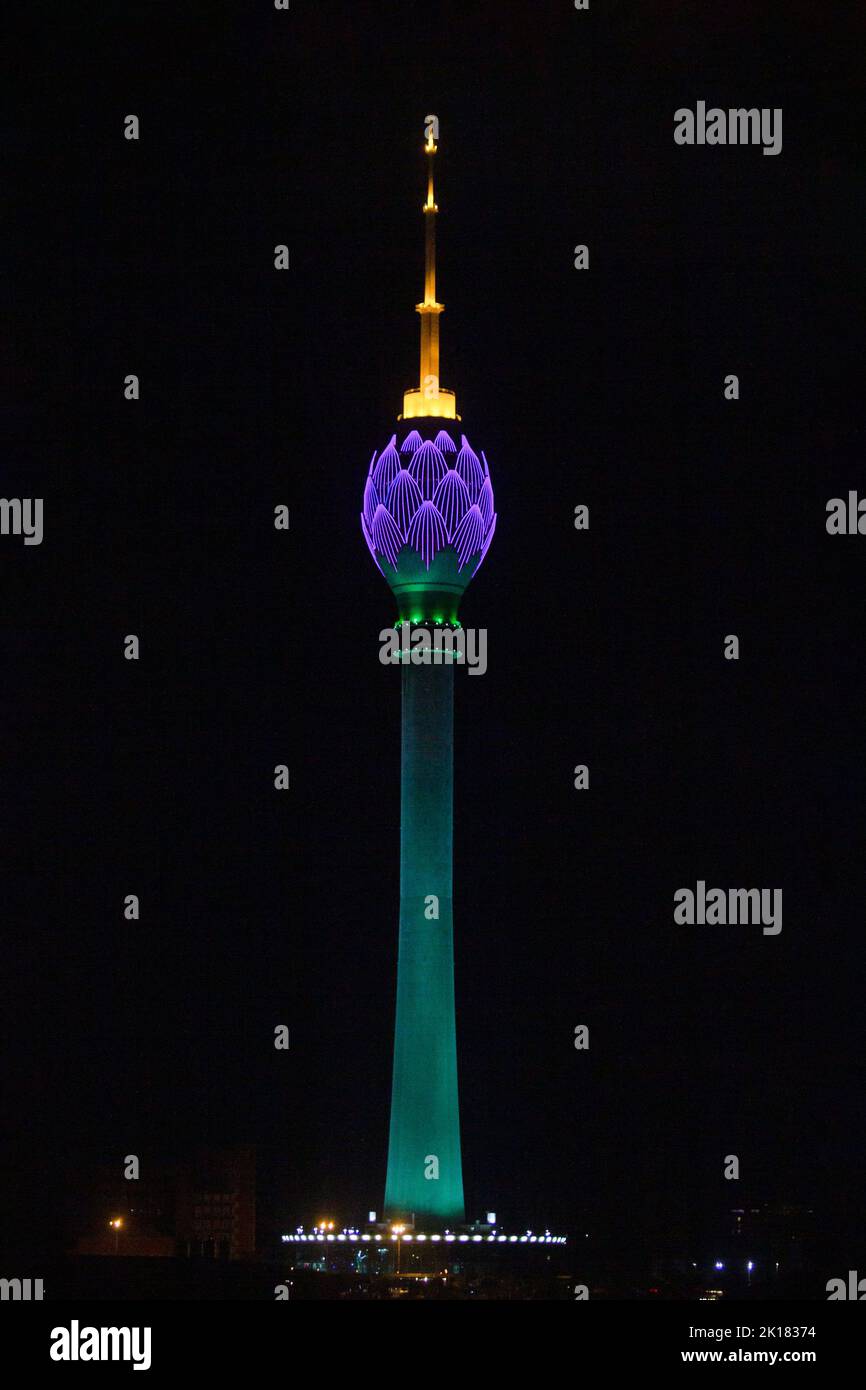 Colombo, Western, Sri Lanka. 16th Sep, 2022. Colombo Lotus Tower, the ...
