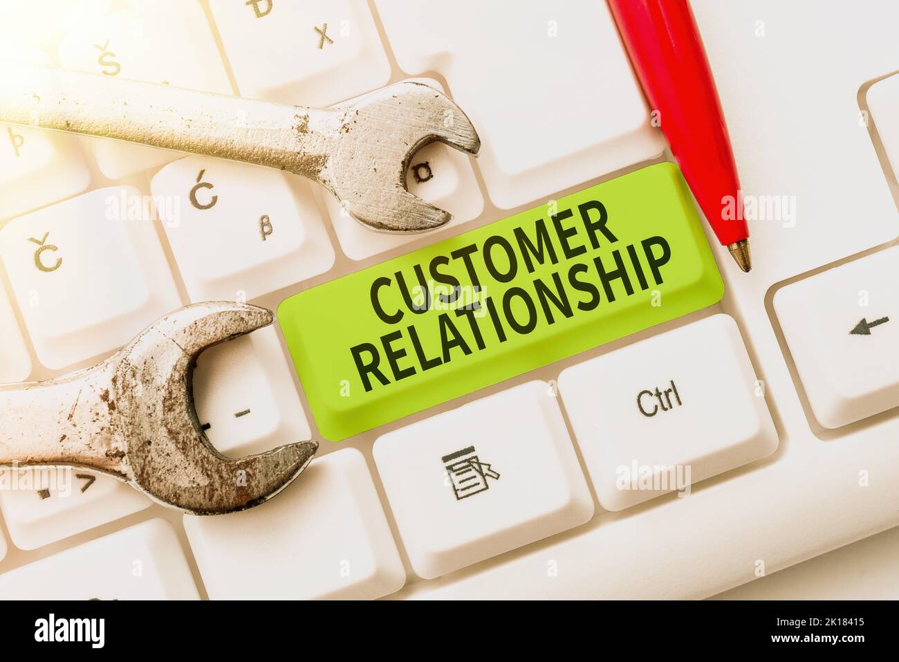 Conceptual caption Customer Relationship. Business concept Deal and ...
