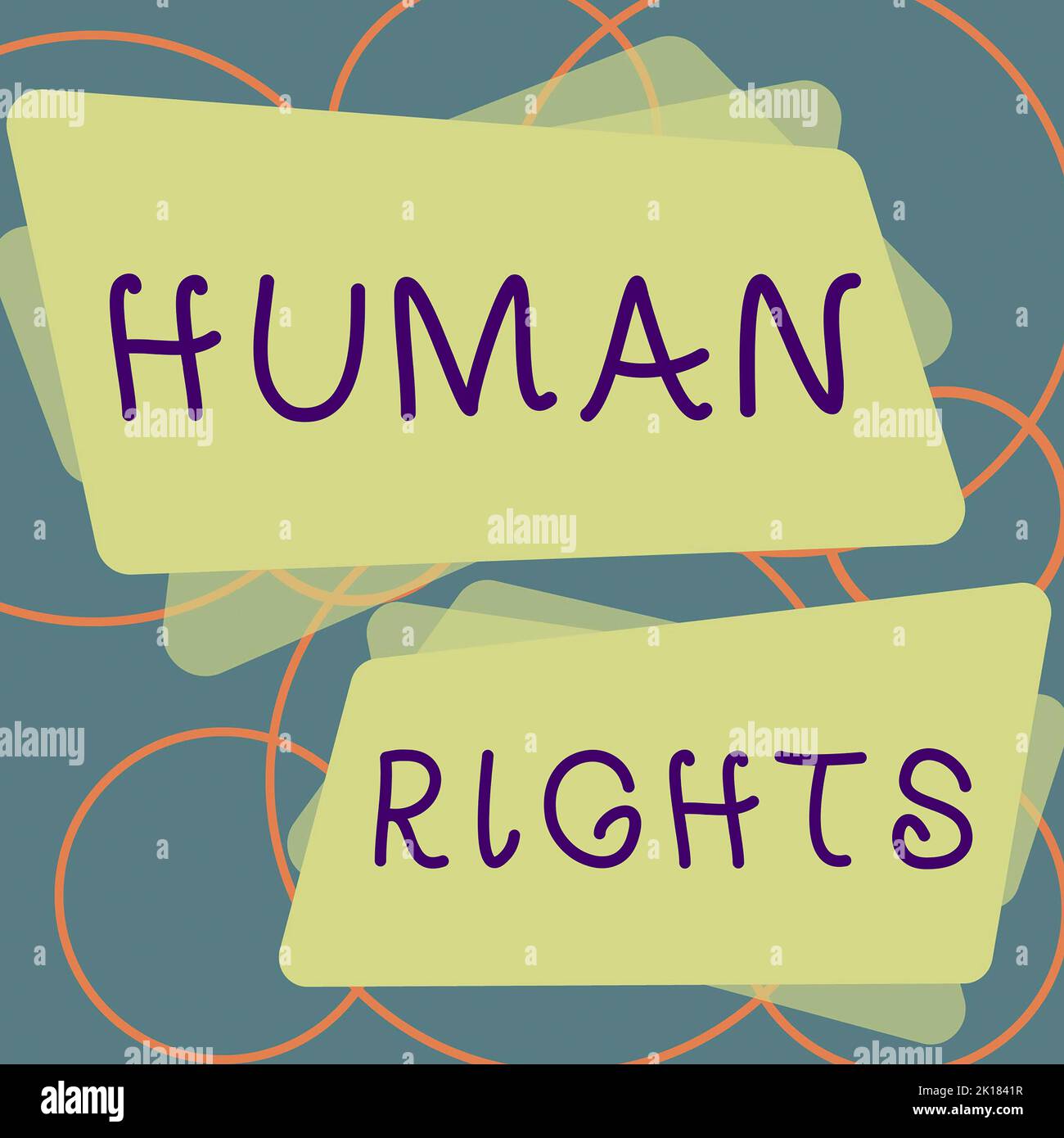 Writing displaying text Human Rights. Concept meaning Moral Principles ...