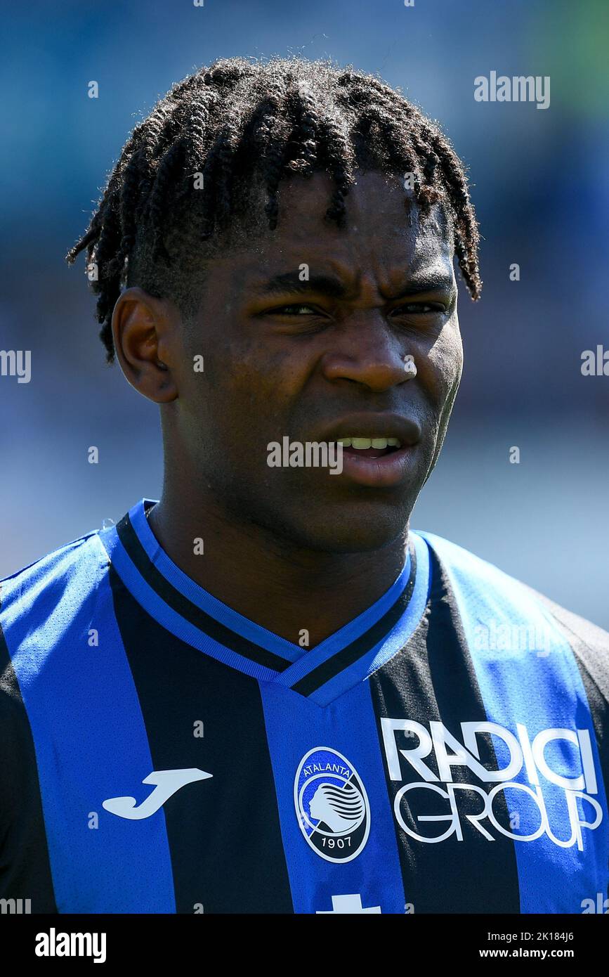 Caleb Okoli of Atalanta BC looks on during the Serie A match between ...