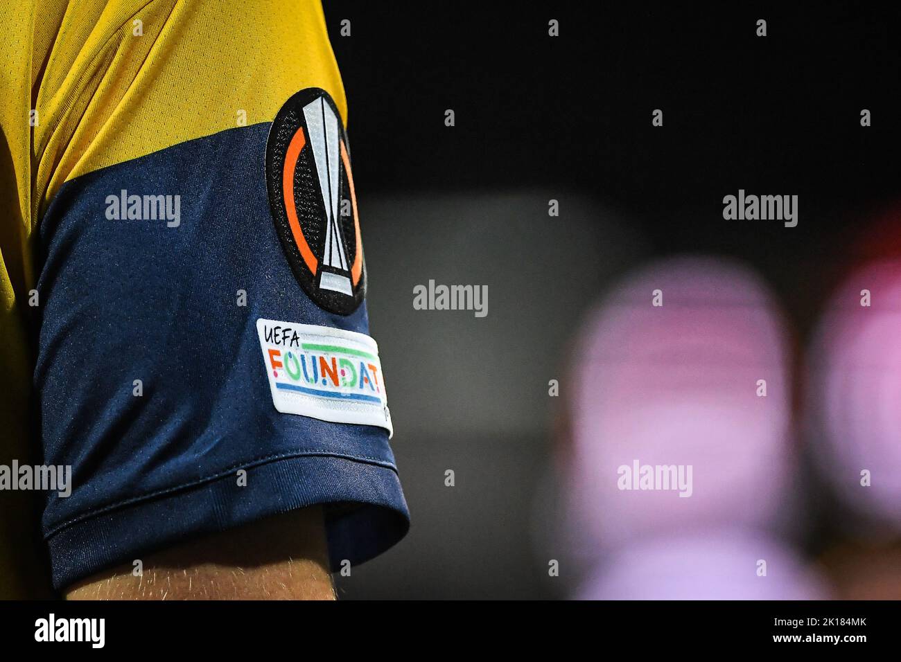 Illustration of the official Europa League logo and the words UEFA ...