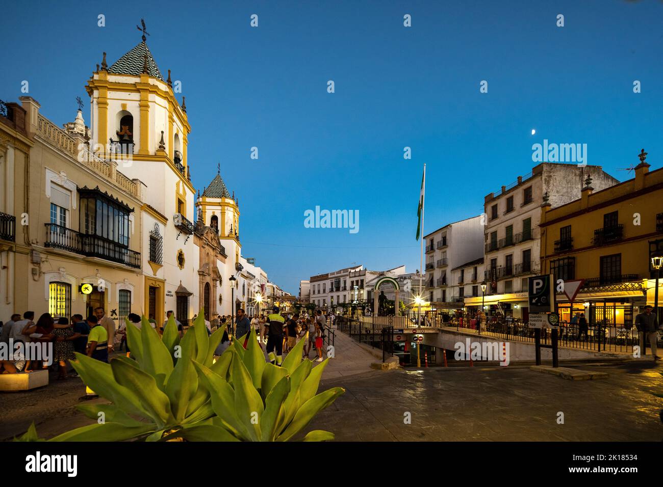 Church on Sorocco Square. Parroquia de Nuestra Senora del Socorro ...