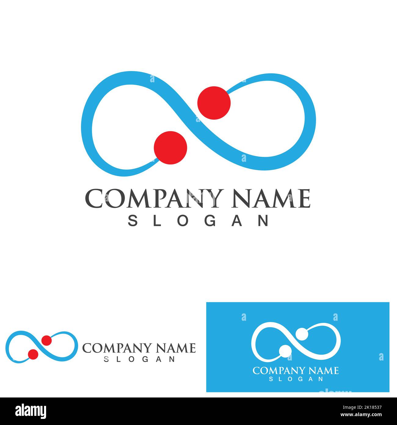 Infinity Design Vector icon illustration Logo template design Stock ...