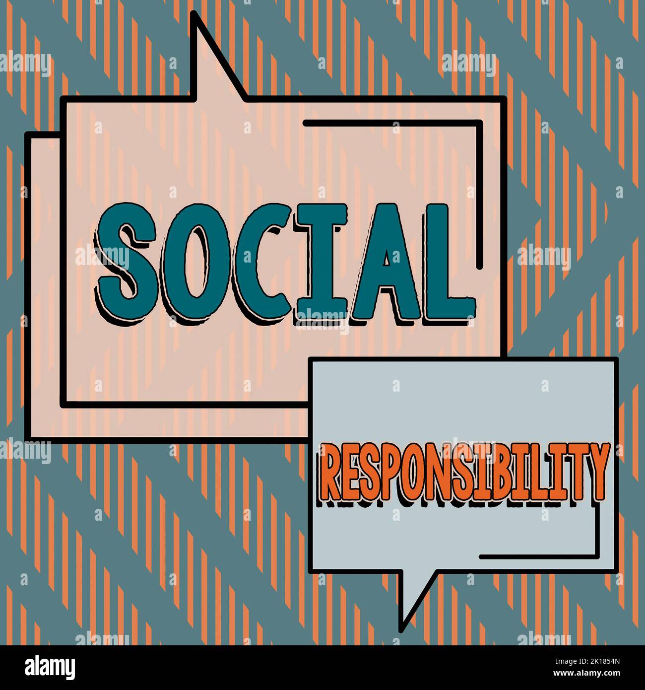 Text showing inspiration Social Responsibility. Conceptual photo ...