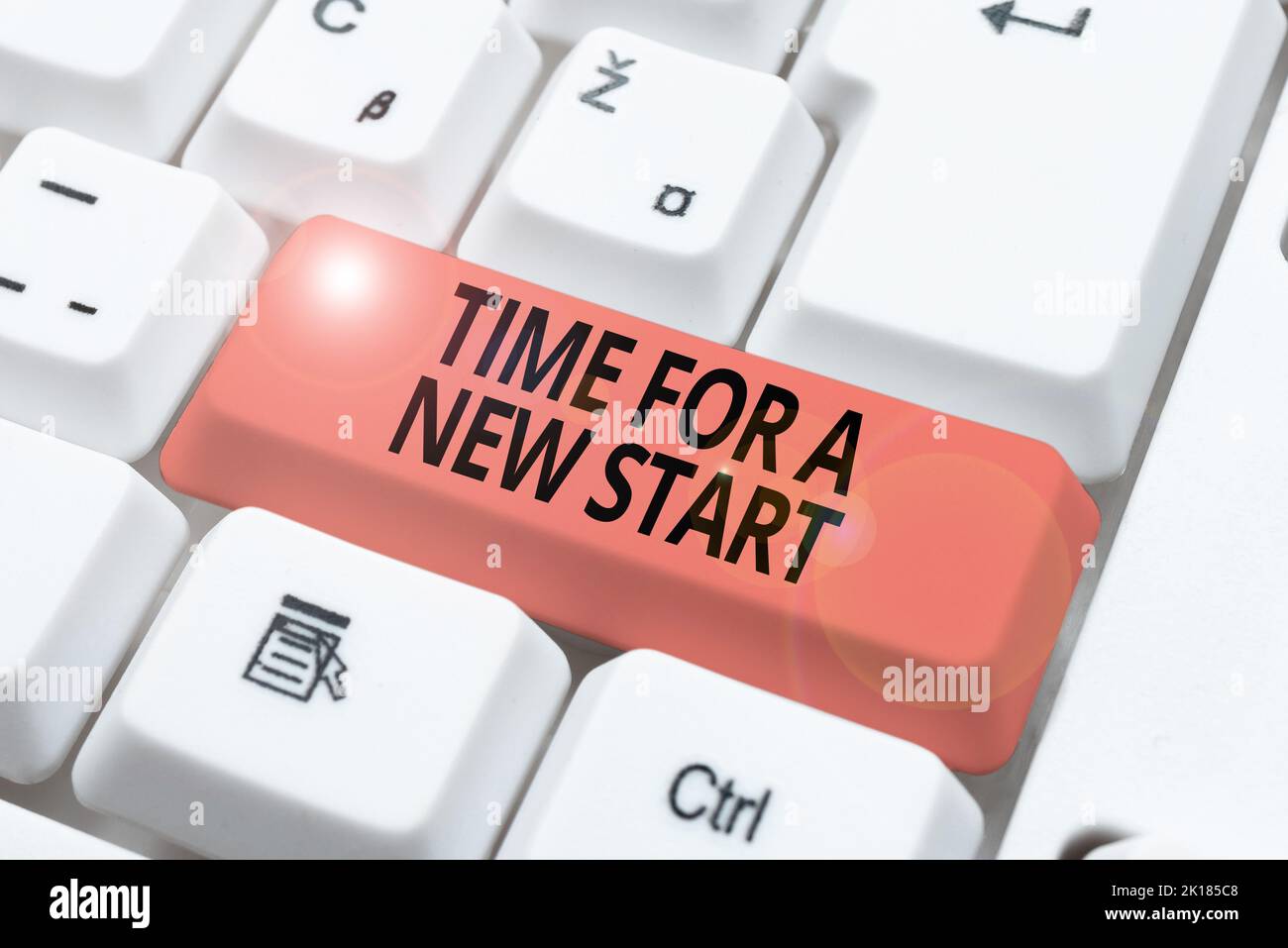 Text sign showing Time For A New Start. Concept meaning Trust the magic ...