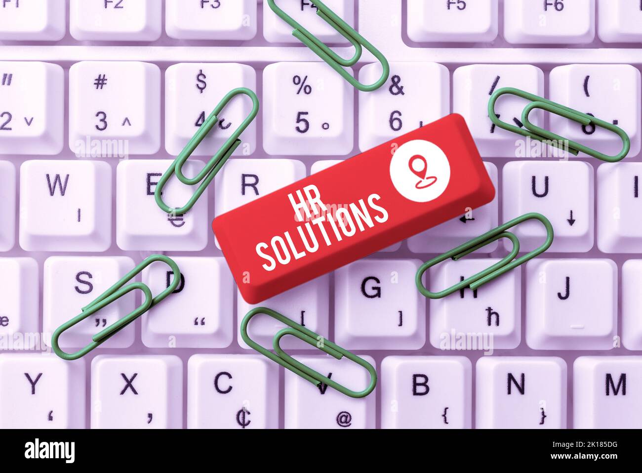 Text caption presenting Hr Solutions. Business idea Outsourced Human ...