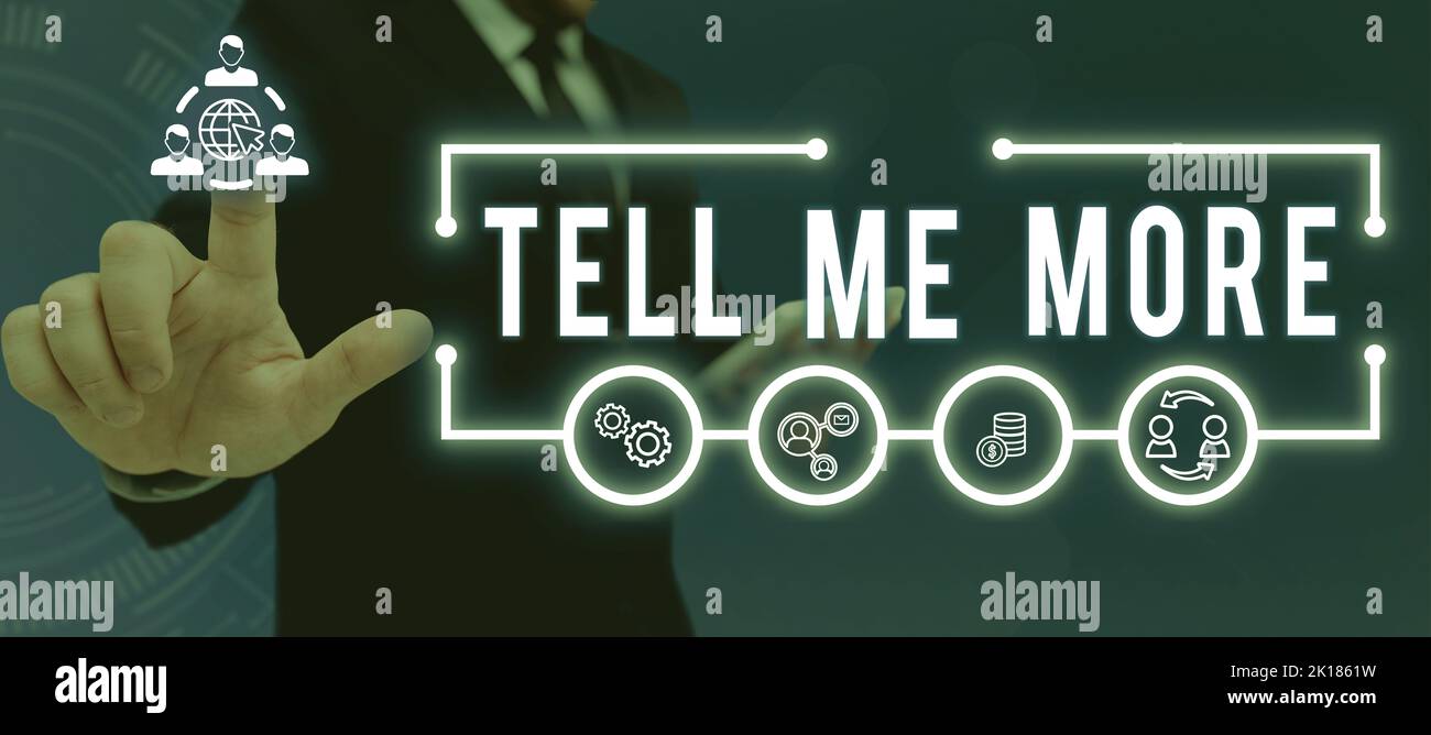 Conceptual display Tell Me More. Business idea A call to start a ... Conceptual display Tell Me More. Business idea A call to start a ...