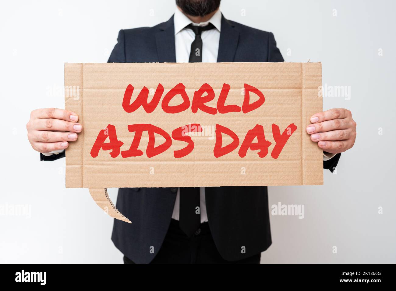 Text showing inspiration World Aids Day1st December dedicated to ...