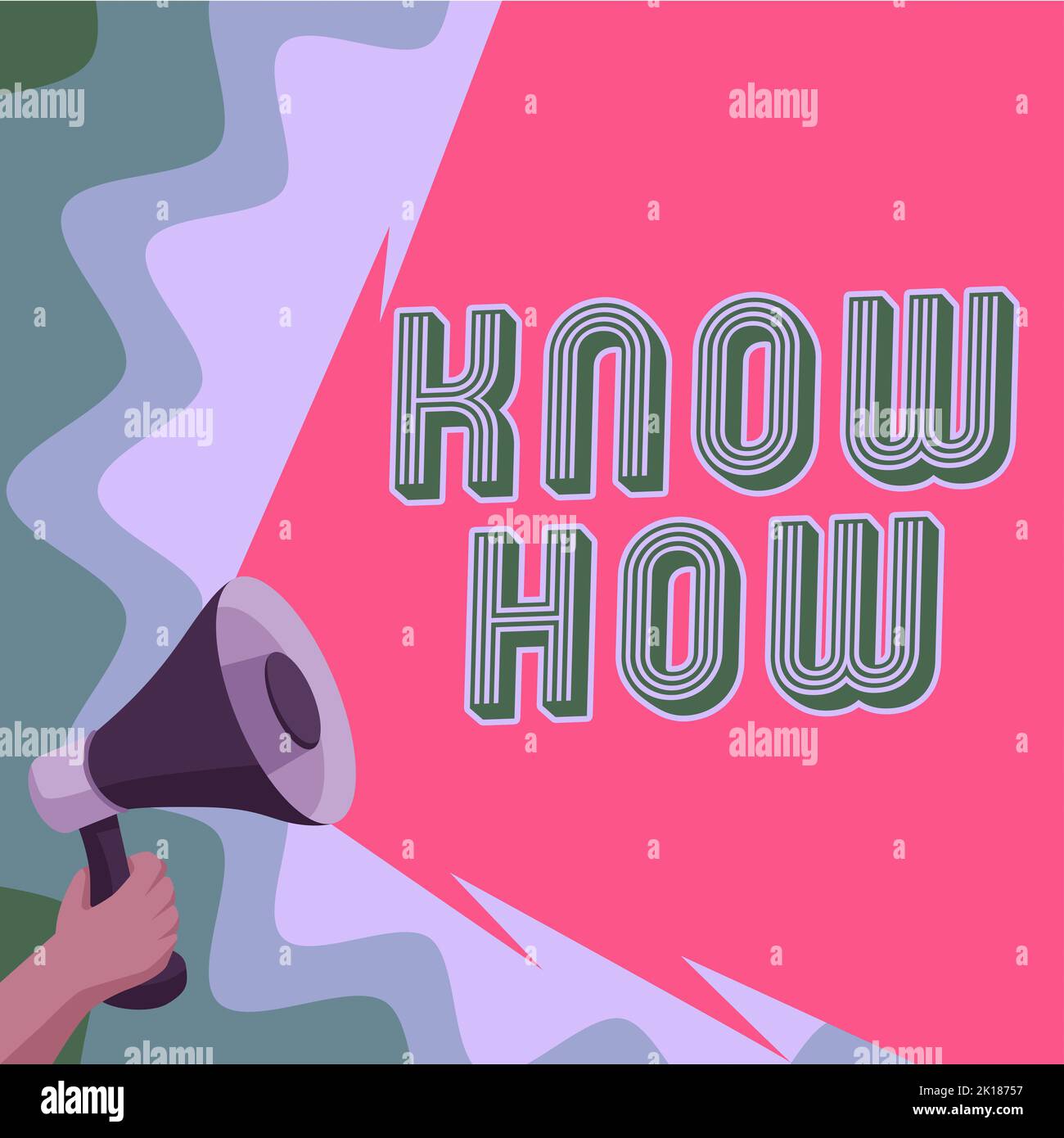 Inspiration showing sign Know How. Business showcase The process to ...