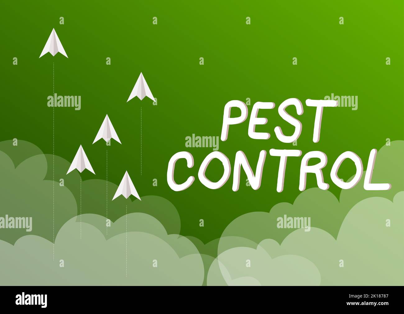 Conceptual display Pest Control. Concept meaning Killing destructive ...