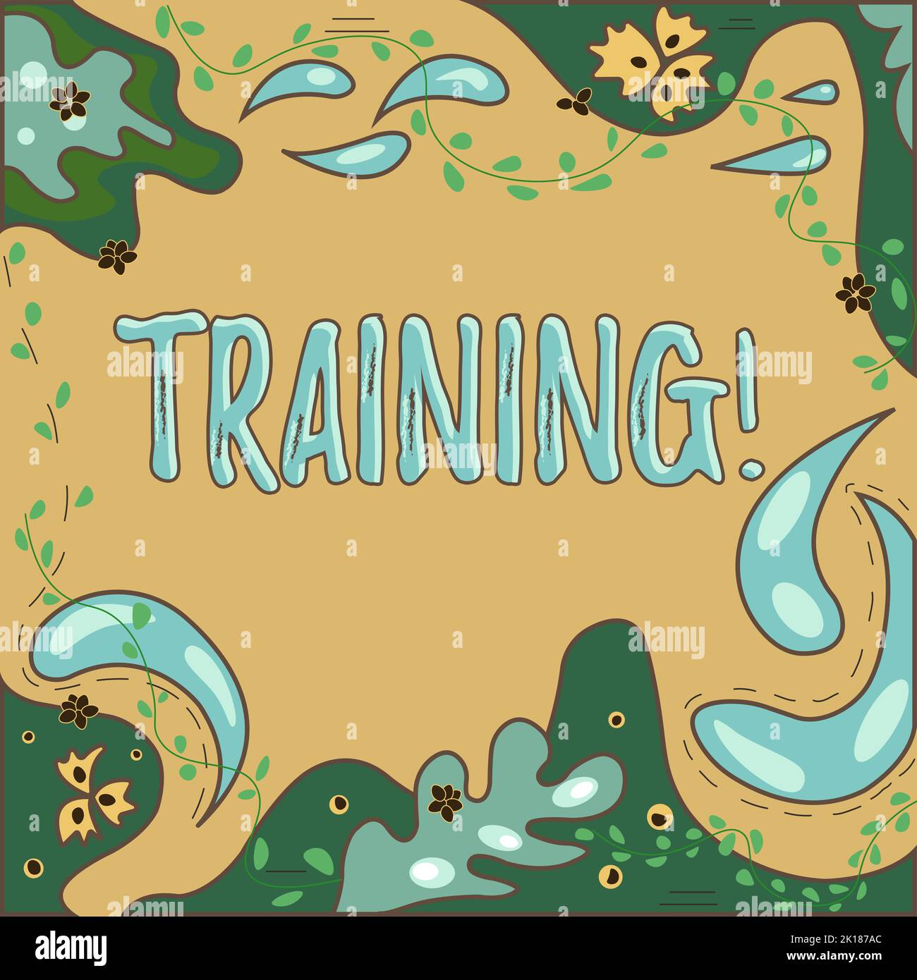 Text showing inspiration Training. Concept meaning An activity occurred ...