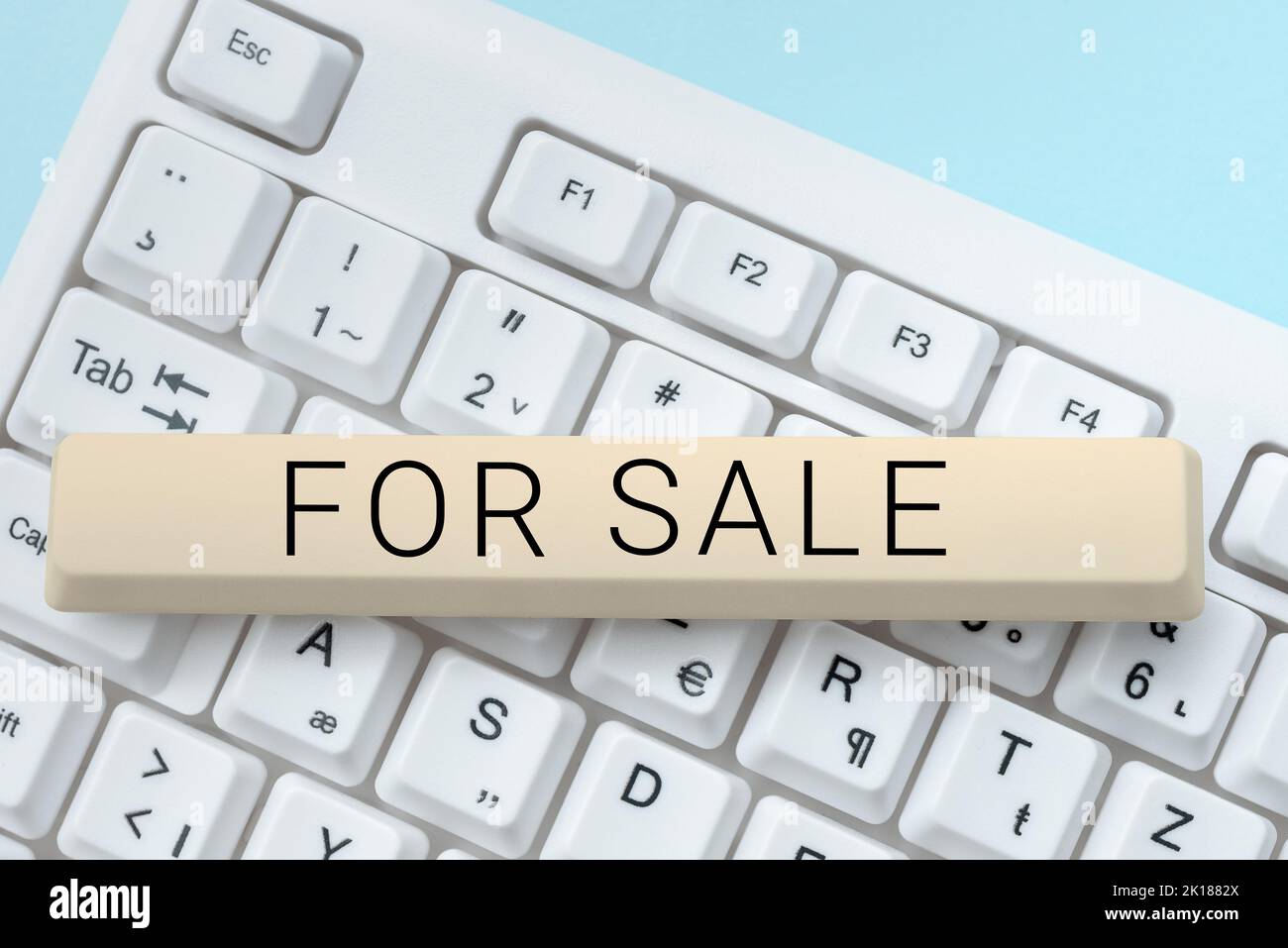 Writing displaying text For Sale. Business showcase putting property ...