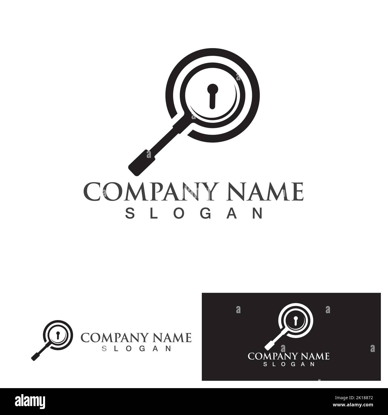 Search logo and symbol template vector Stock Vector Image & Art - Alamy