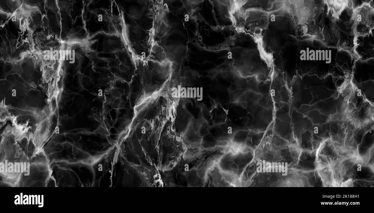 Seamless Black Marquina Marble with white veins background texture ...